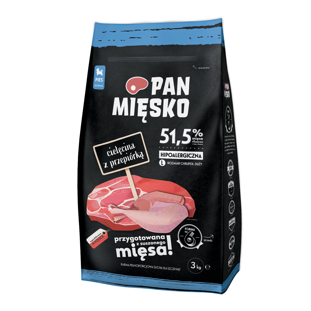 PAN MIĘSKO Veršiena su putpele didelėms veislėms 3 kg parduotuvėje Fera ...