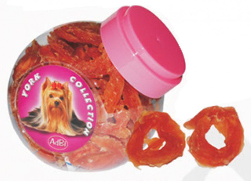 Šunų skanėstai AdBI York collect. krążki z kurczaka 500 g - kainos ir ...