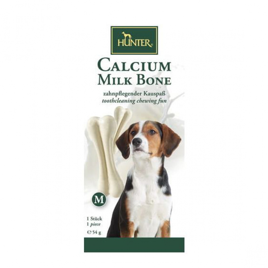 HUNTER Calcium Milk Bone Kalcio kaulas M 54g skanėstas šunims ...