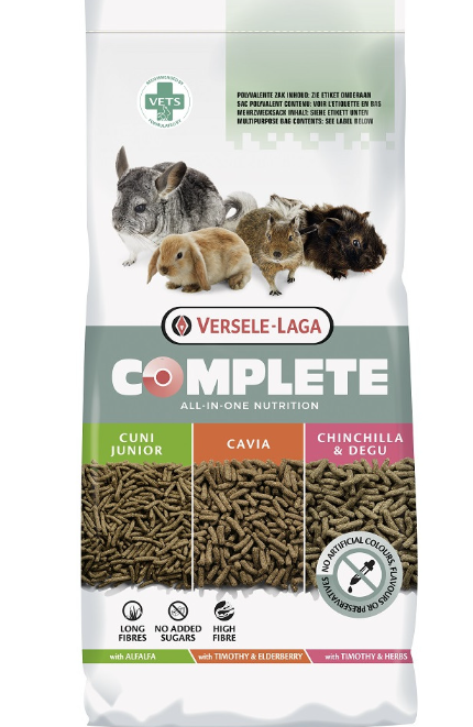 VERSELE-LAGA Complete Cavia Extruded 16 kg (2 x 8 kg) Jūrų kiaulyčių ...