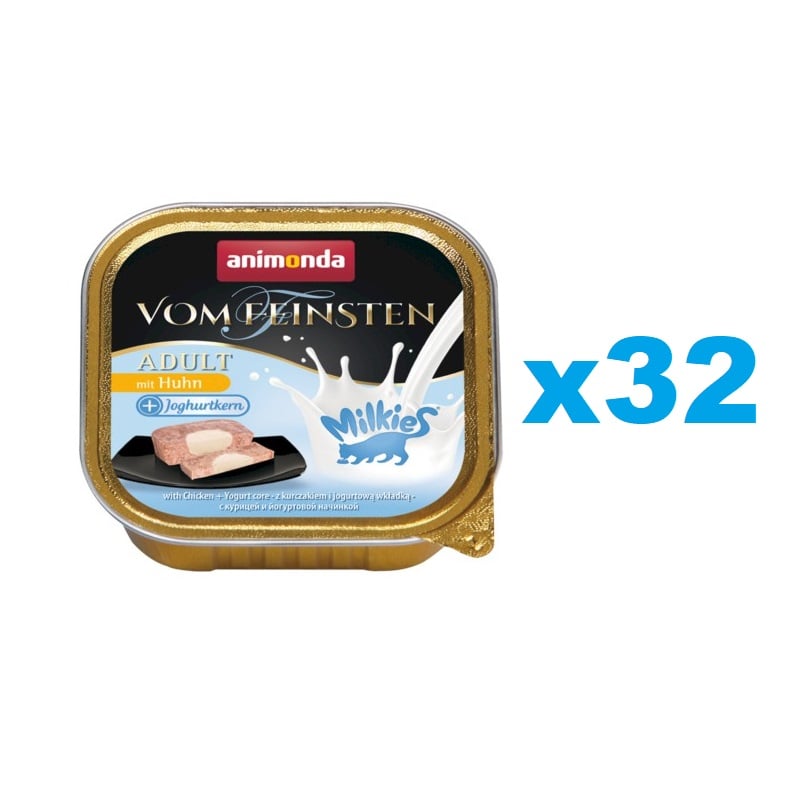 ANIMONDA Vom Feinsten Adult Milk Centr with Chicken&Yoghurt 32x100 g ...