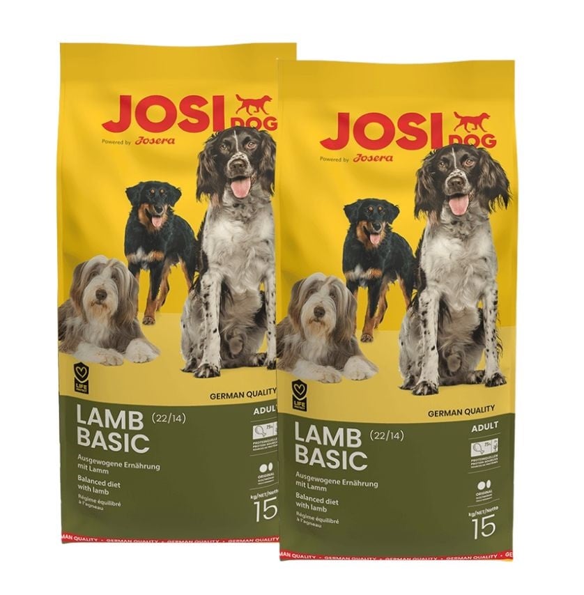 JOSERA JosiDog Lamb Basic 2x15kg parduotuvėje Fera.lt mažiausios kainos ...