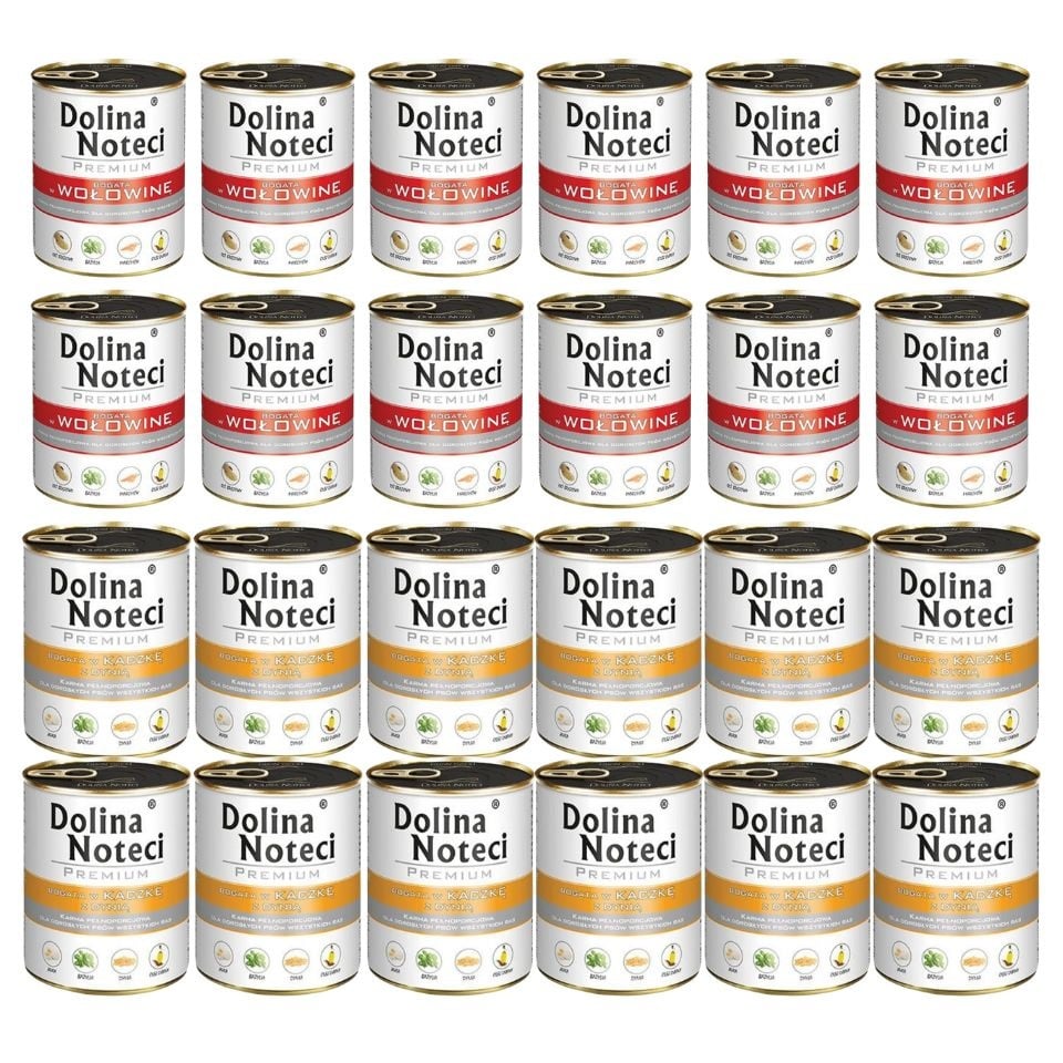 DOLINA NOTECI Skonių mišinys Premium Turtingas jautiena ir antis su ...