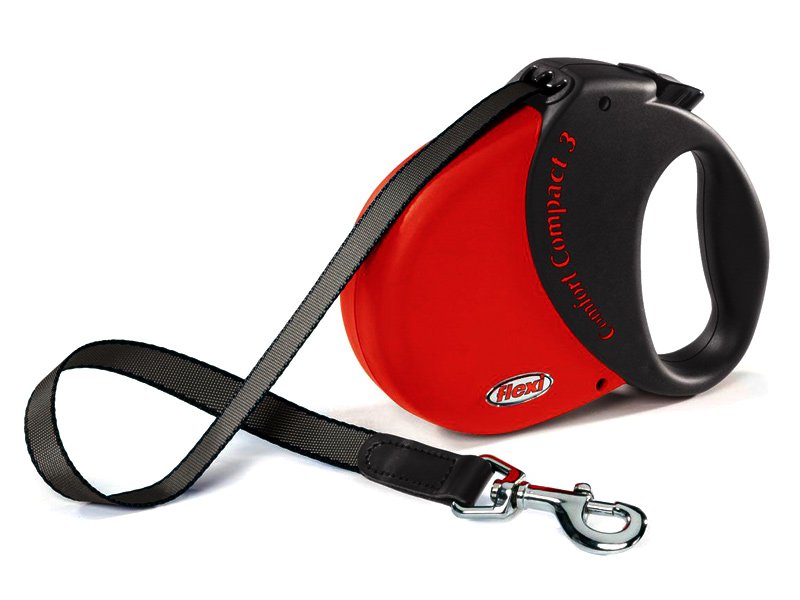 Šunų pavadėliai FLEXI Smycz automatyczna FLEXI COMFORT COMPACT 3 5 m ...