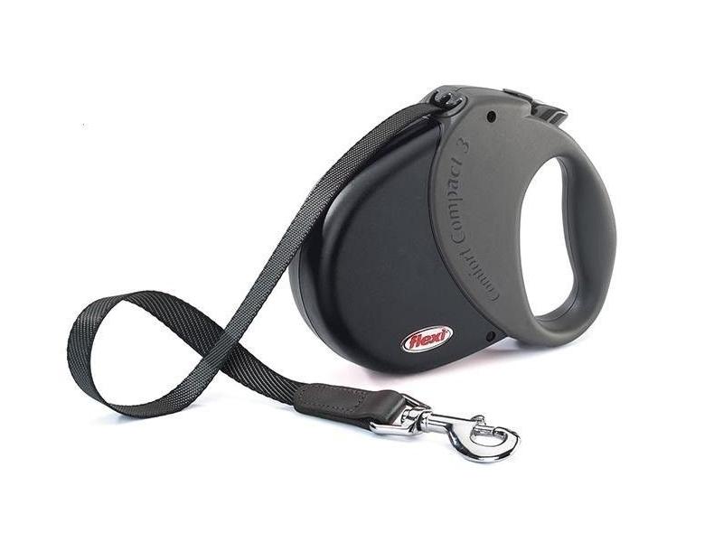 Šunų pavadėliai FLEXI Smycz automatyczna FLEXI COMFORT COMPACT 3 5 m ...