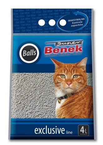 Kačių kraikas BENEK Super Exclusive Balls 4l - kainos ir atsiliepimai - FERA.LT