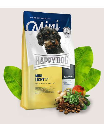 Sausas šunų maistas HAPPY DOG Mini Light 0.3 kg - kainos ir ...